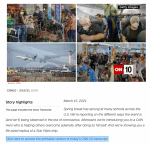 CNN10 | 訓練英文聽力的線上英文新聞網站，10分鐘影片含逐字稿！ – 全民學英文