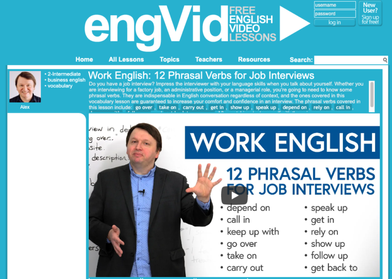 Engvid 學英文網站 | 文法、英文考試、單字等各種英文教學影片！ – 全民學英文