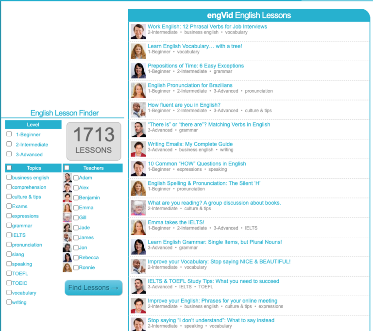 Engvid 學英文網站 | 文法、英文考試、單字等各種英文教學影片！ | 全民學英文